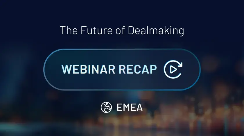 The Future of Dealmaking in EMEA: Key 2025 Trends | Intralinks